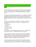 TESTOUT PC PRO EXAM LATEST QUESTIONS WITH REAL AND VERIFIED ANSWERS ...