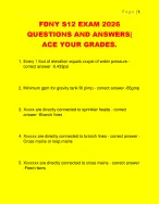 FDNY S12 EXAM 2026 QUESTIONS AND ANSWERS| ACE YOUR GRADES. - DocMerit