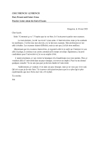 CSEC French Practice Letter - DocMerit