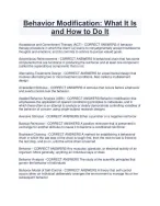 Behavior Modification: What It Is and How to Do It - DocMerit