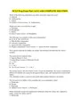 NCLE Prep Exam Part 1 of 4 | with COMPLETE SOLUTION - DocMerit