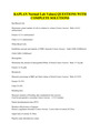KAPLAN Normal Lab Values| QUESTIONS WITH COMPLETE SOLUTIONS - DocMerit