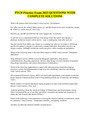 PTCB Practice Exam 2023 QUESTIONS WITH COMPLETE SOLUTIONS - DocMerit