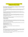Certification Oracle QUESTIONS WITH COMPLETE SOLUTIONS - DocMerit