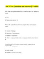 SSCP TEST QUESTIONS YOU SHOULD KNOW WITH VERIFIED ANSWERS. - DocMerit