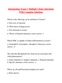 Immunology Exam 1 Multiple Choice Questions With Complete Solutions ...