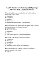AAMA Practice test: Anatomy and Physiology Question With Complete ...