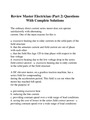 Review Master Electrician (Part 2) Questions With Complete Solutions ...