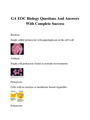 Biology EOC Tests Compilation Bundle - DocMerit