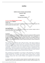 BUS5CA Customer Analytics and Social Media Semester 1 2024 Assignment ...