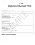 Network+ Practice Exam 2 - ExamCompass Flashcards _ 100- SURE ANSWERS ...