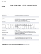 Human Biology Chapter 3_ Cell Structure and Function Flashcards _ (DETAILED ANSWERS).pdf - DocMerit