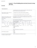 Lesson 6 - Circuit Building Gizmo Activity Practice for May 28-s Test ...
