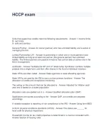HCCP Exam Questions and Answers - DocMerit