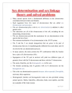 Genetics - Complete theory of Sex determination and sex linkage with ...