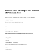 Inside LVMH Exam Quiz and Answers 100%Solved 2024. - DocMerit
