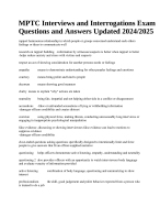 MPTC EXAM [ 4 PACKAGE DEALS] WITH QUESTIONS AND ANSWERS UPDATED [(2024/ ...