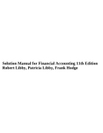 Solution Manual for Financial Accounting 11th Edition Robert Libby ...