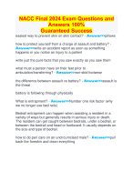 NACC Final 2024 Exam Questions and Answers 100% Guaranteed Success ...