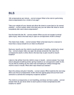 AHA>Basic Life Support (BLS) 2024 Exam Review Questions and Answers 100 ...