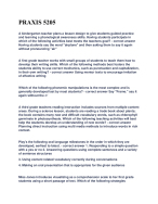 PRAXIS 5205 2024 Exam Review Questions and Answers 100% Pass - DocMerit