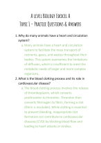 A level Biology Edexcel A - topic 1 practice questions and answers ...