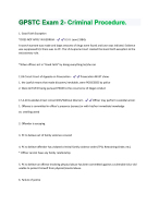 GPSTC Exam 2 - DocMerit