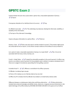 GPSTC Exam 2 - DocMerit