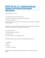IFSTA 7th Edition Ground Ladders Chapter 8 latest version with A+ ...