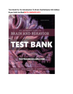 An Introduction To Brain And Behavior 6th Edition - DocMerit