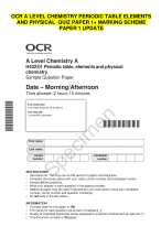 OCR A LEVEL CHEMISTRY PERIODIC TABLE ELEMENTS - DocMerit