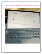 RN ATI PEDIATRIC PROCTORED EXAM 2023 WITH NGN RN ATI Pediatric ...