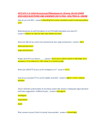 ATLS (Ch 1-3: Initial Assessment/Management, Airway, Shock) EXAM 2024-2025 QUESTIONS AND ANSWERS ...