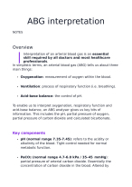 ABG Interpretation 2025/2026 – Notes & Mnemonics | Nursing & Medical ...