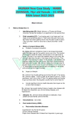 IHUMAN New Case Study -MABEL JOHNSON, 76yr oldFemale –CC-KNEE PAIN ...