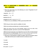 NETA III QUESTIONS & ANSWERS 2024 ( A+ GRADED 100% VERIFIED) - DocMerit