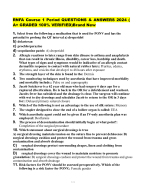 RNFA Course 1 Period QUESTIONS & ANSWERS 2024 ( A+ GRADED 100% VERIFIED ...