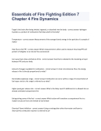 Essentials of Fire Fighting Edition 7 Chapter 4 Fire Dynamics Question ...