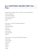 INCOSE CSEP Study Questions with complete solution - DocMerit