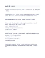ACLS 2024 UPDATED Questions with complete solution - DocMerit