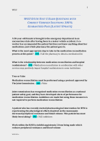 WGU D116 UNIT 5 EXAM QUESTIONS WITH CORRECT VERIFIED SOLUTIONS 100% ...