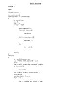 Linear and Binary Search program in C++ - DocMerit