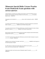 Minnesota Special Boiler License Practice Exam Flashcards Exam ...