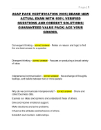 ASAP PACE Certificate Exam Test | 2025 Complete ASAP Certificate Actual ...