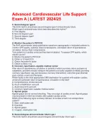 Advanced Cardiovascular Life Support Exam Version A - DocMerit
