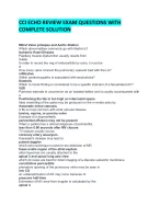 CCI ECHO REVIEW EXAM QUESTIONS WITH COMPLETE SOLUTION - DocMerit