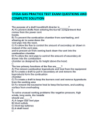 CFESA GAS - CH 2 COMBUSTION EXAM QUESTIONS WITH COMPLETE SOLUTION ...
