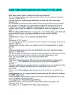 IDACS TEST EXAM QUESTIONS WITH COMPLETE SOLUTION - DocMerit