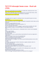 NCCCO telescopic boom crane - fixed cab (TSS) 100% VERIFIED ANSWERS ...