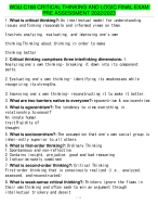 WGU C168 CRITICAL THINKING AND LOGIC FINAL EXAM PRE ASSESSMENT 2022/ ...